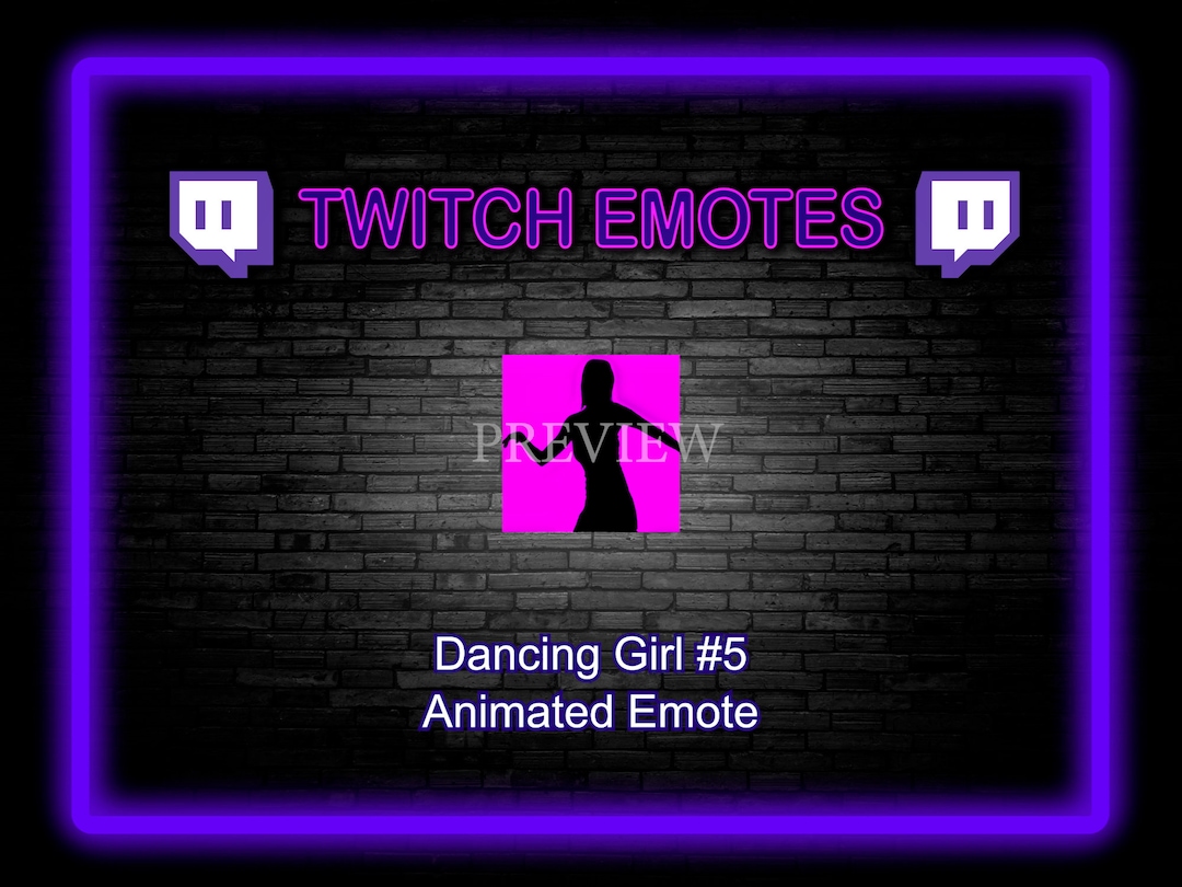 Dancing Girl Emote #5 - Etsy
