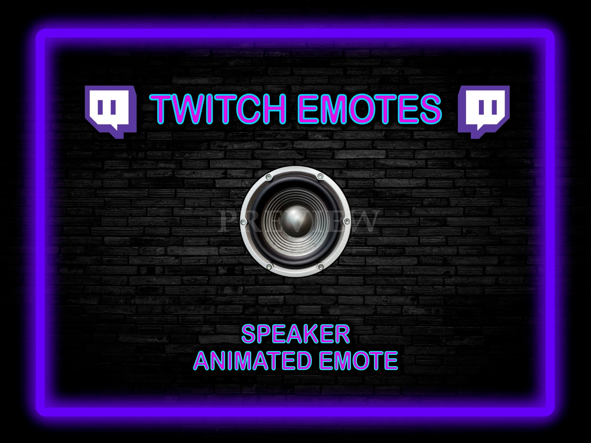 Speaker Animated Emote - Etsy