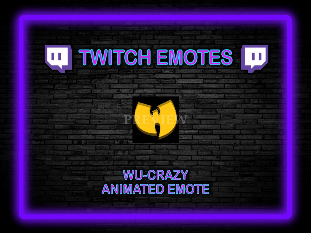 Wu Crazy Animated Emote - Etsy