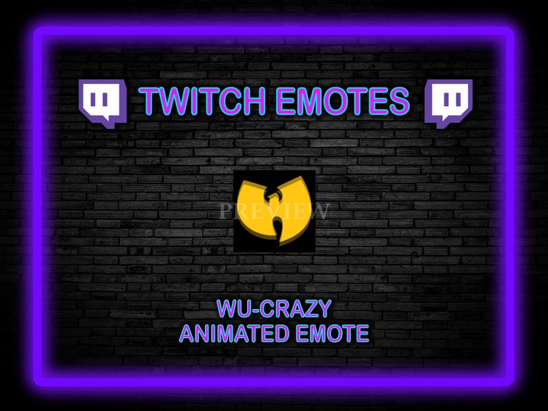 Wu Crazy Animated Emote - Etsy