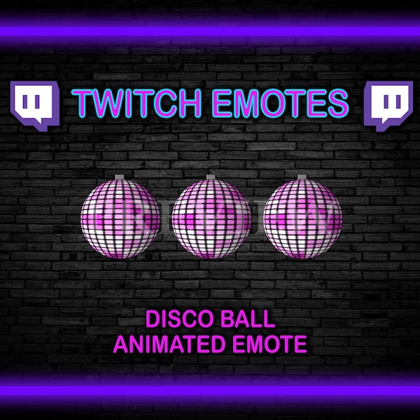Twitch Disco Ball Animated Emote - Etsy