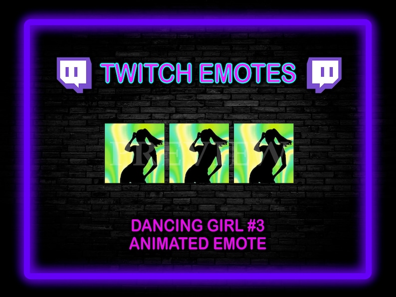 Dancing Girl Emote #3 - Etsy