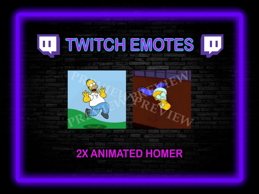 ANIMATED HOMER EMOTES - Etsy