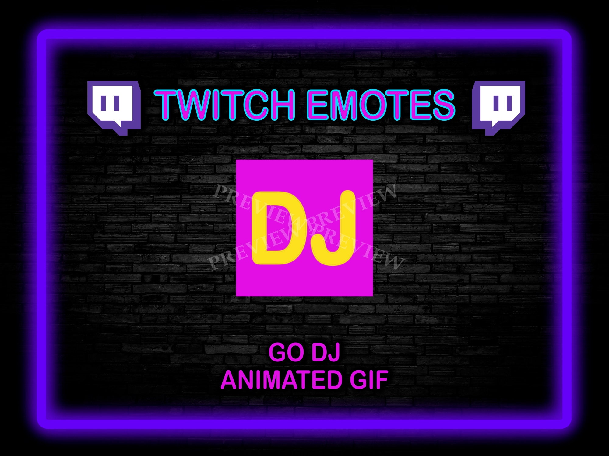 Go DJ Emote - Etsy