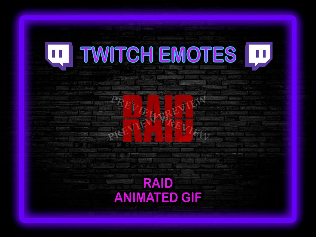 Raid Animated Emote - Etsy