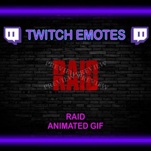 Raid Animated Emote - Etsy