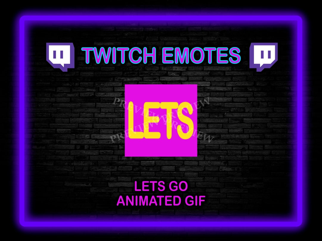 LETS GO Animated Emote - Etsy