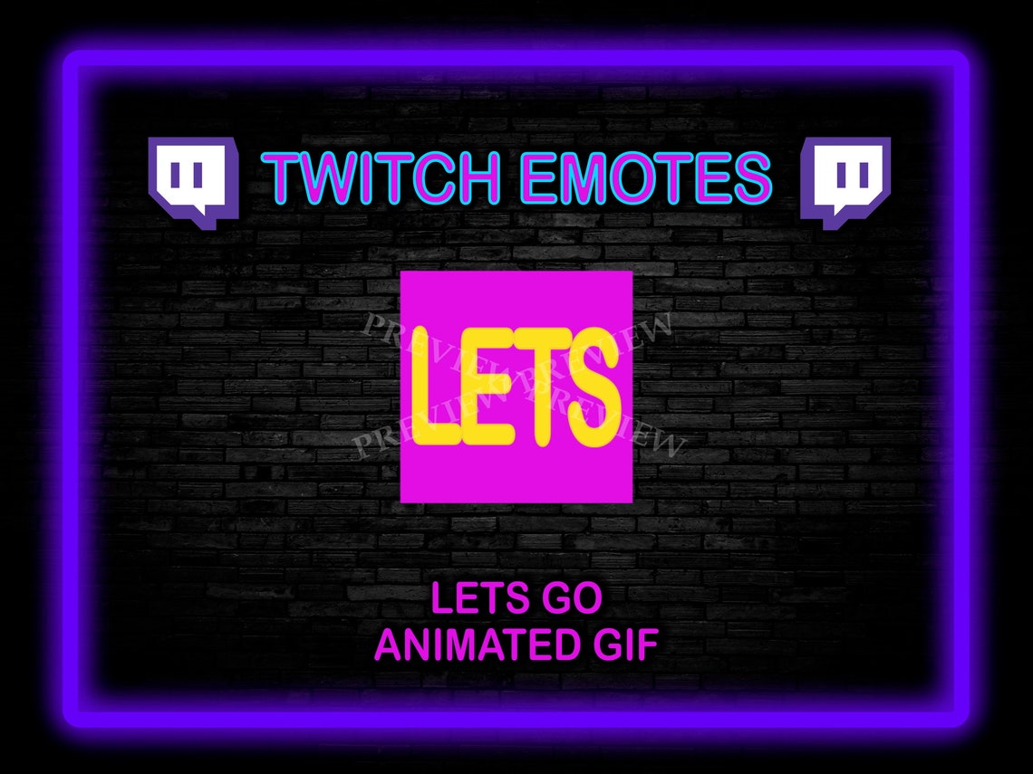 LETS GO Animated Emote - Etsy