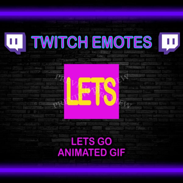 Lets Go Animated Emote - Etsy