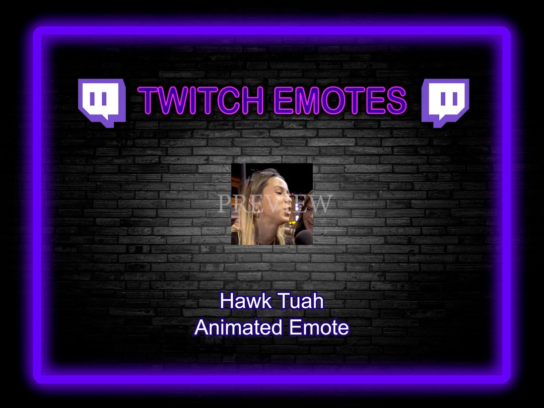 Hawk Tuah Animated Emote - Etsy