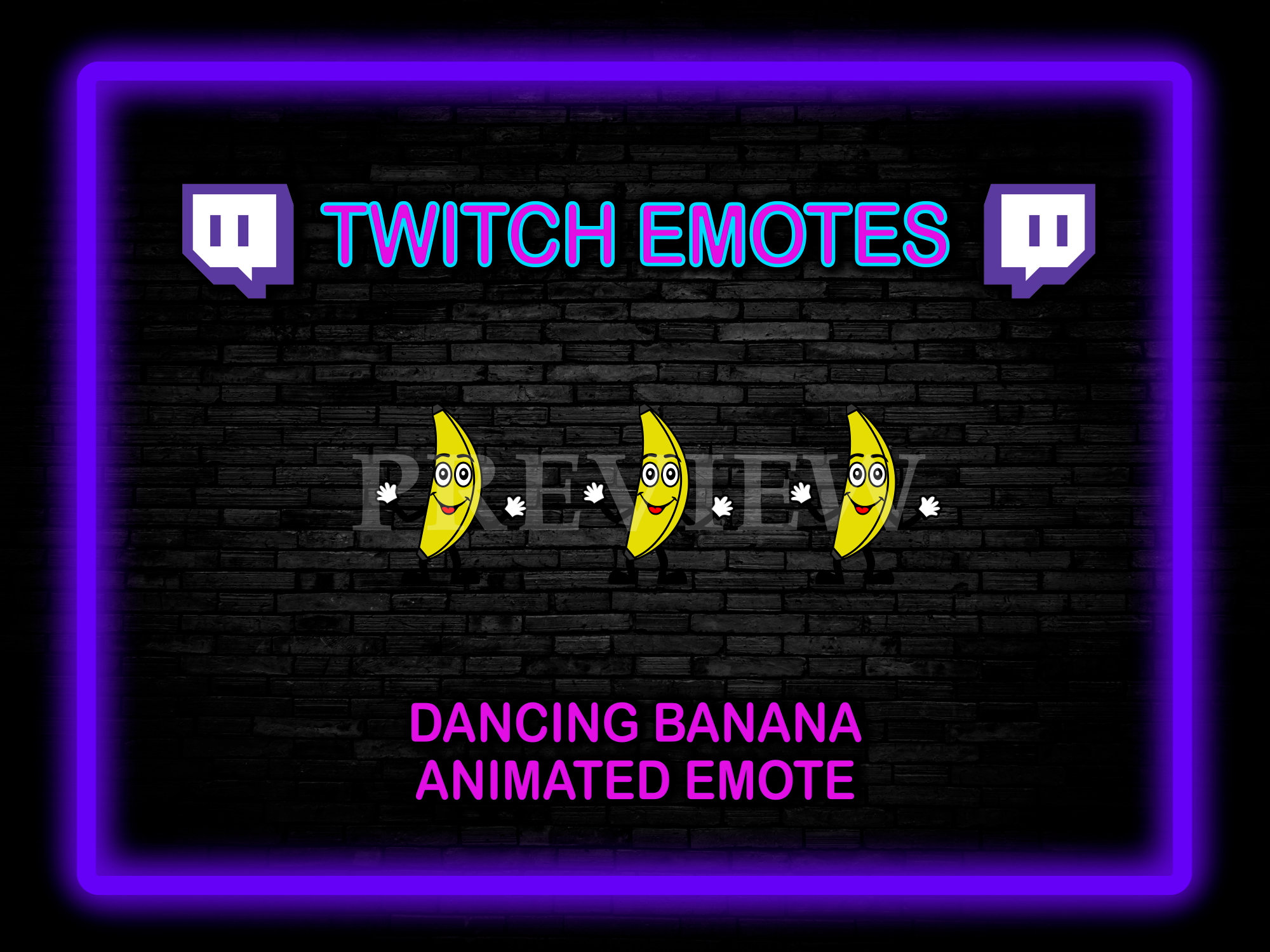 Dancing Banana Emote - Etsy