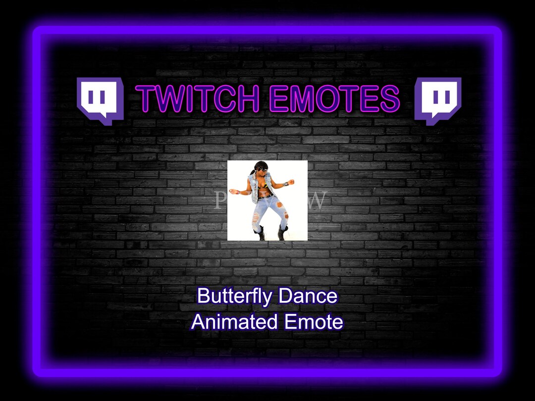 Butterfly Dance Animated Emote - Etsy