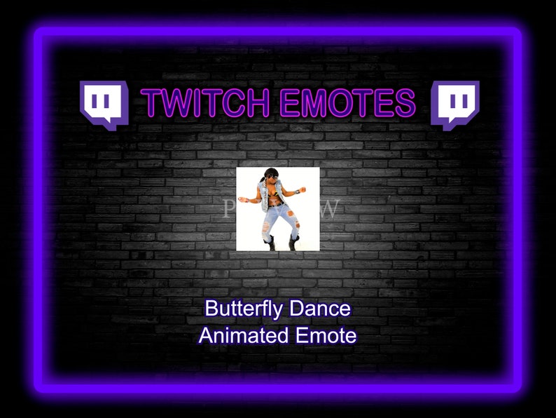 Butterfly Dance Animated Emote - Etsy