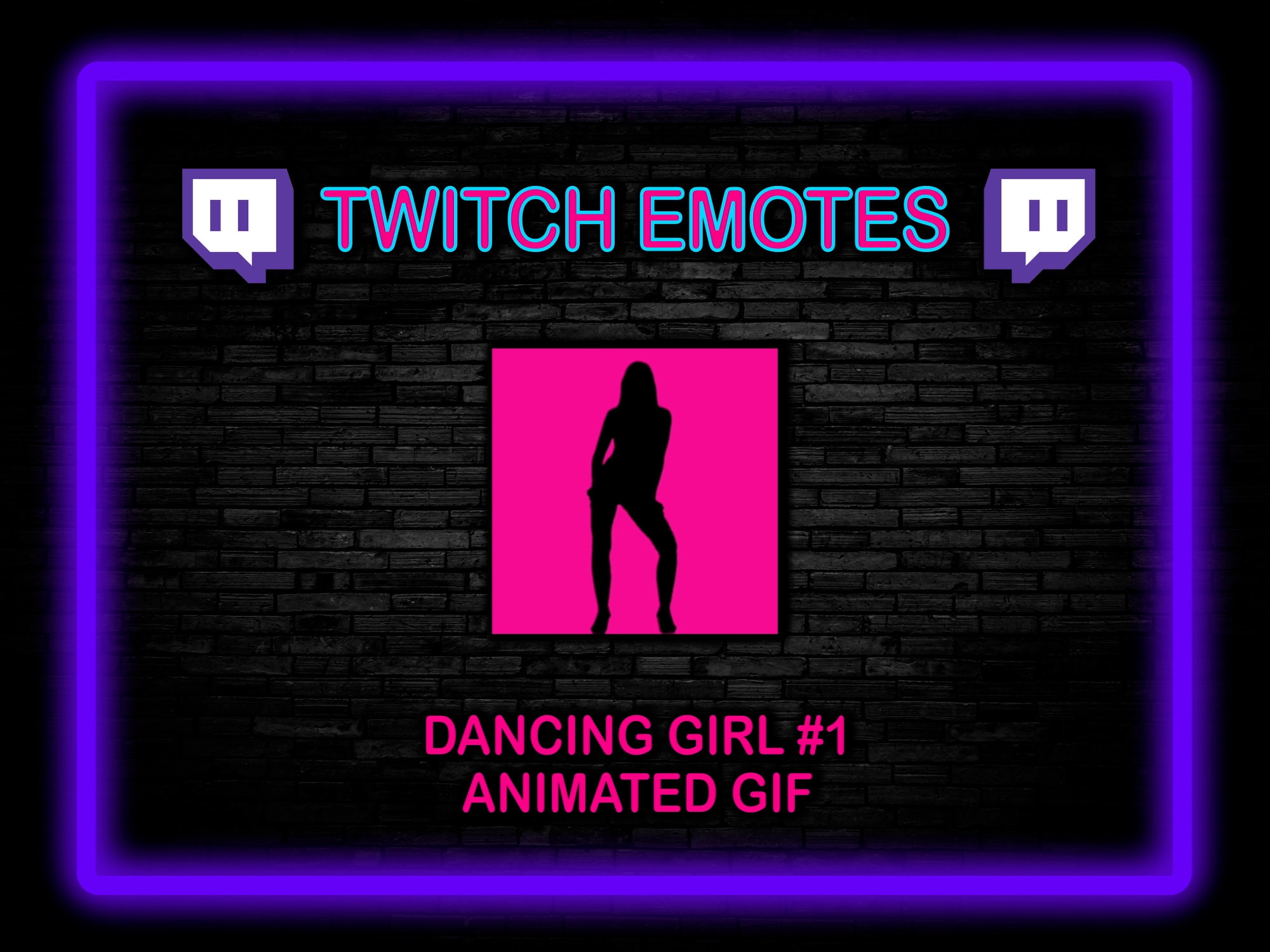 Dancing Girl Emote #1 - Etsy