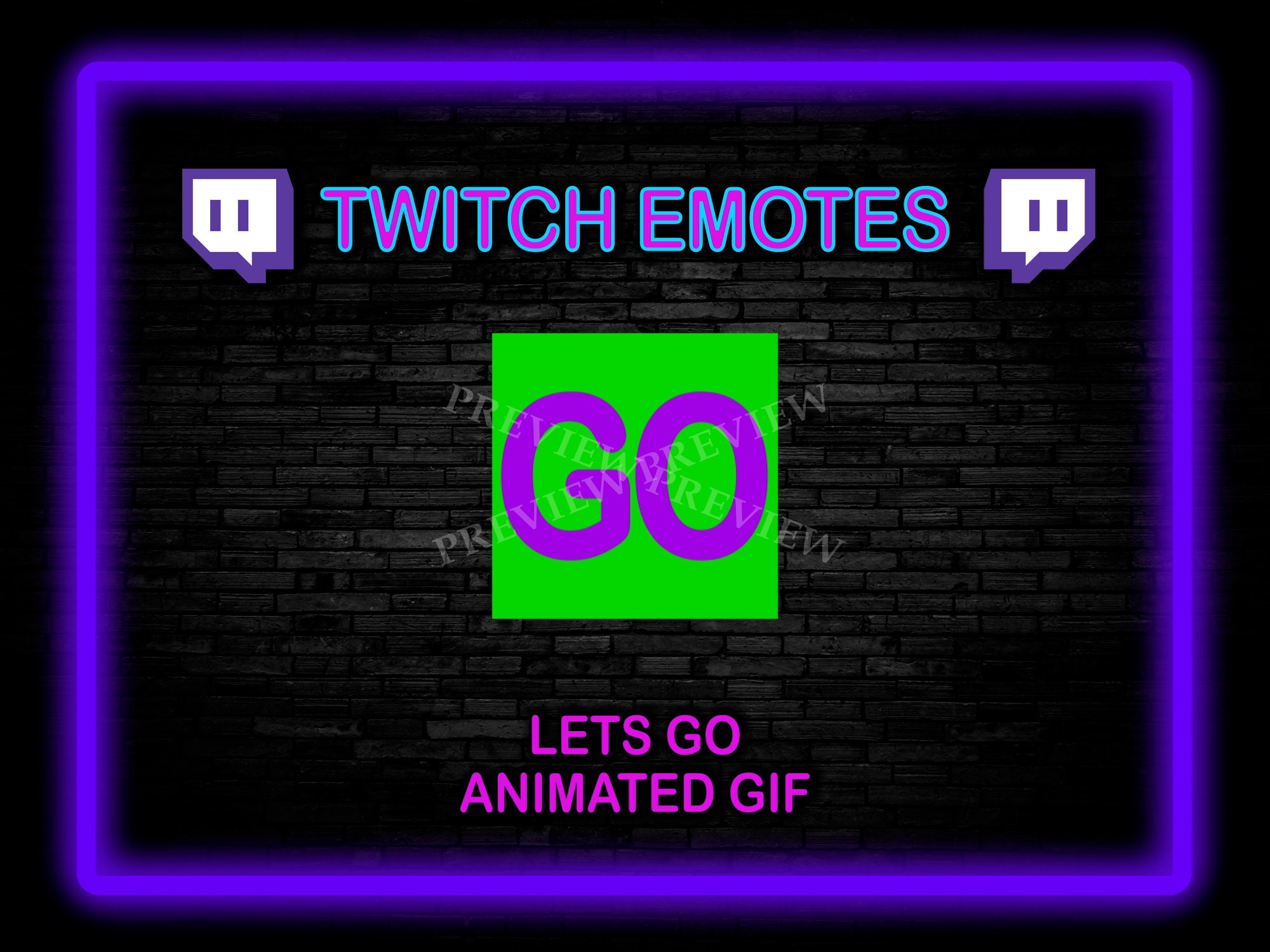 LETS GO Animated Emote - Etsy