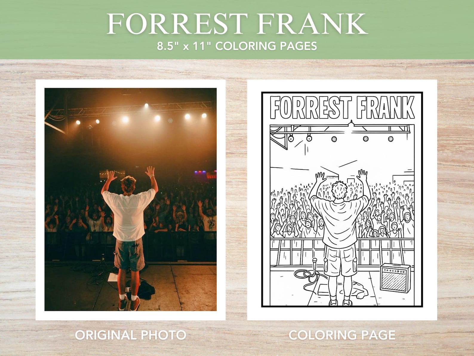 Forrest Frank Coloring Book: Christian Pop Music, Kids' Drawing (PDF ...