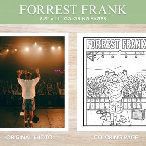 Forrest Frank Coloring Book: Christian Pop Music, Kids' Drawing (PDF ...