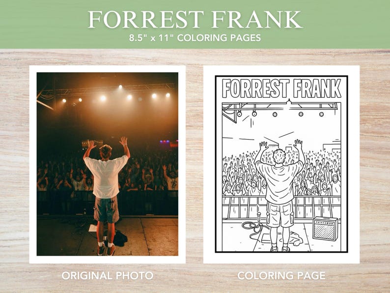 Forrest Frank Coloring Book: Christian Pop Music, Kids' Drawing (PDF ...