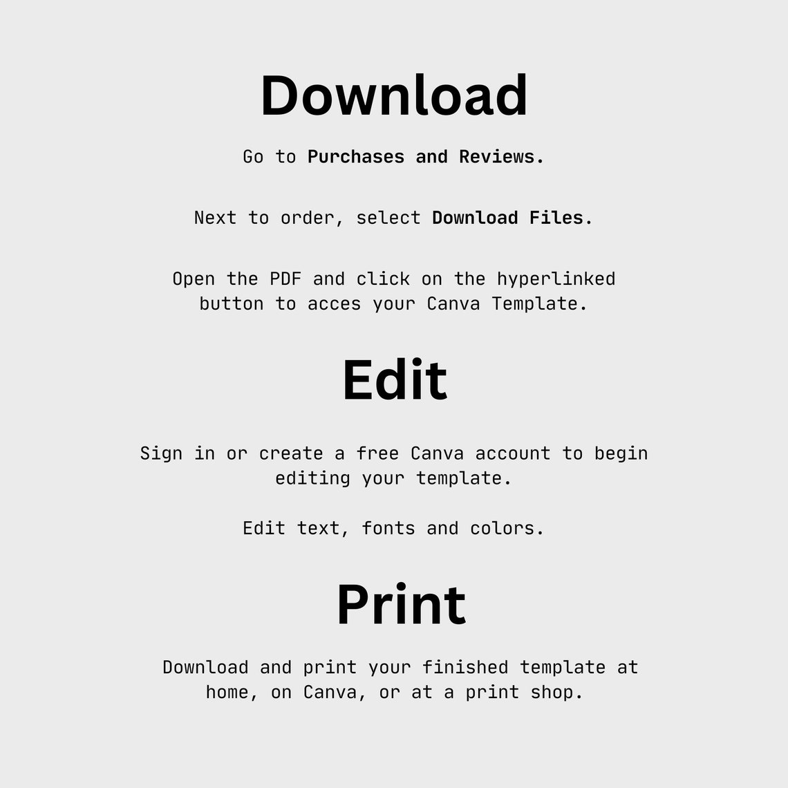 Restaurant Menu Canva Template Editable Restaurant Menu - Etsy