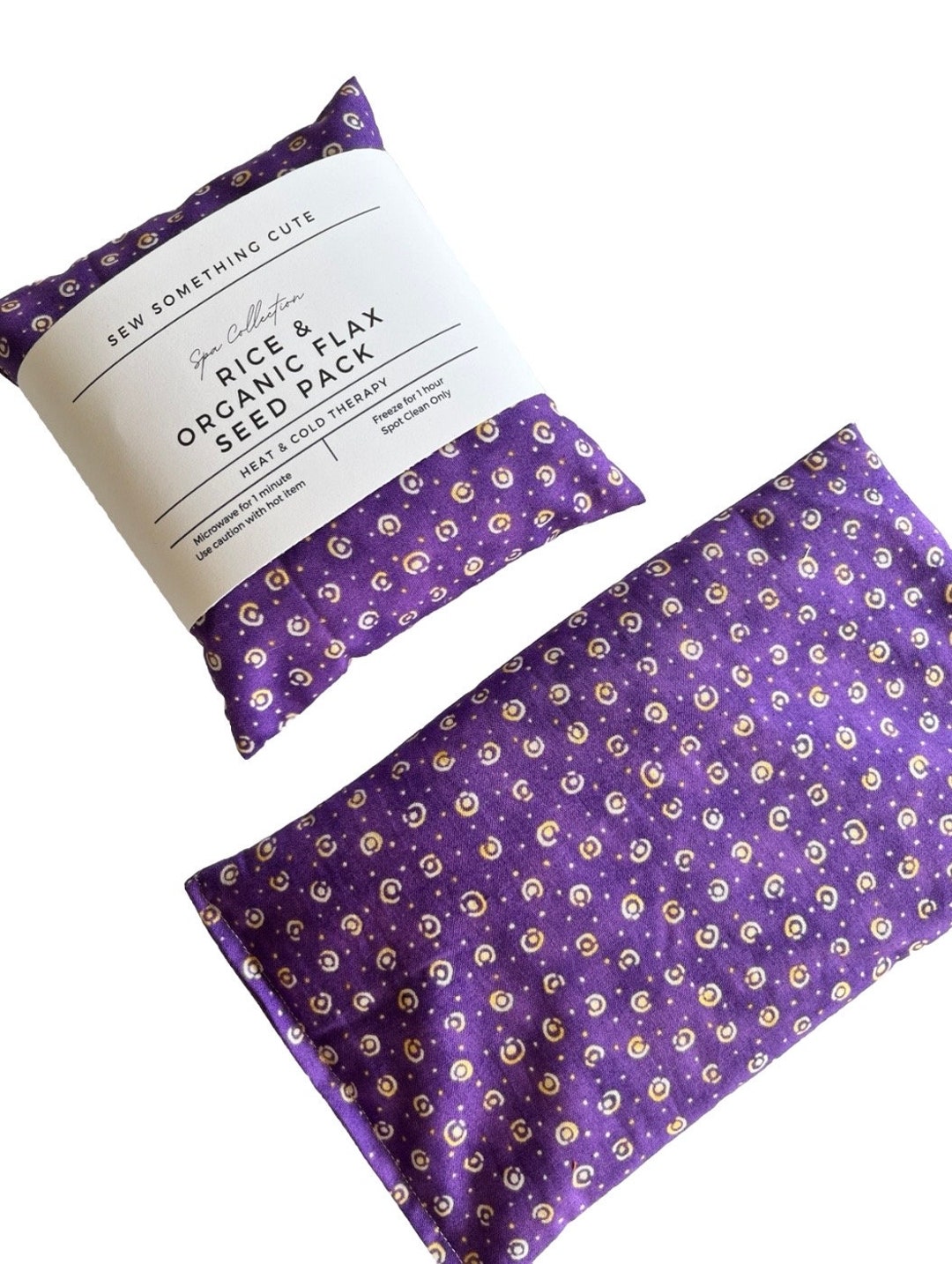 Microwavable Rice Bag | Heating Pad| Natural Healing | Cold Therapy and ...