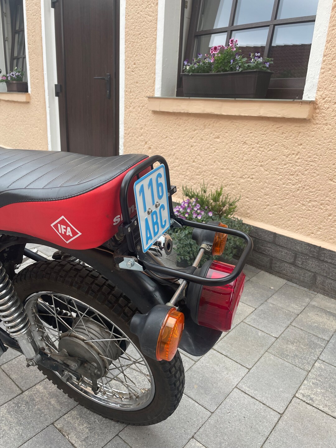 Simson S51 Kennzeichenhalter für den Gepäckträger | Kennzeichenhalter ...