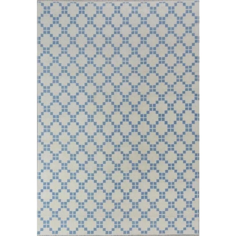 Modern Box Design Geometrical Design Handmade Hand Knotted Oushak 5x8 ...