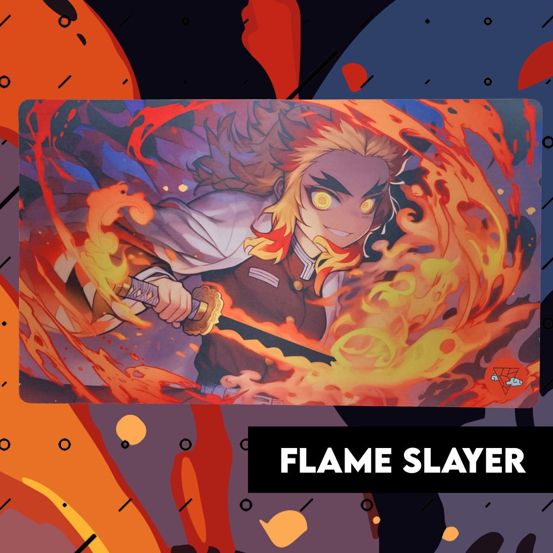 Playmat Flame Slayer - Etsy