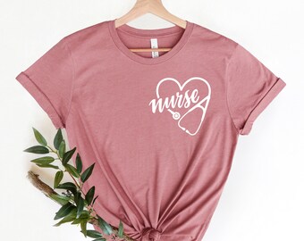 Nurse Shirt, CUSTOM Nurse Shirt, Gift for Nurse, Nurse Shirt Gifts ...