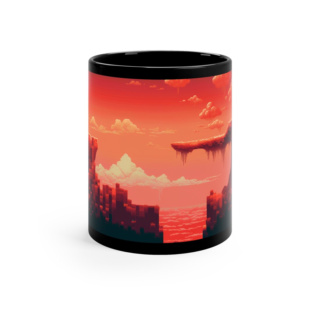 8-bit Pixel Coffee Mug - Etsy