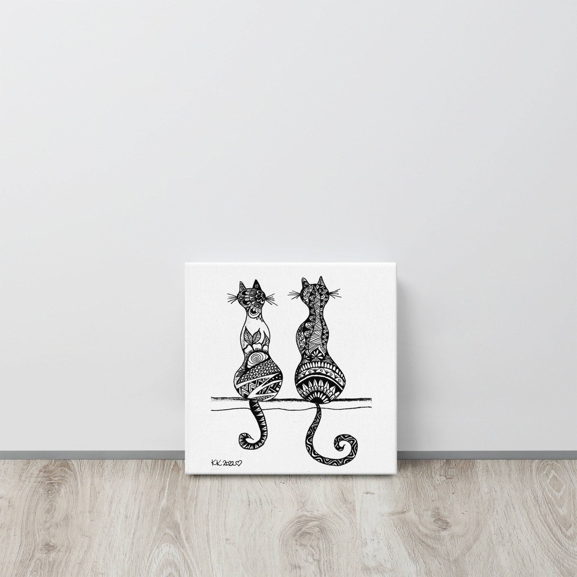 Zentangle Cats - Etsy