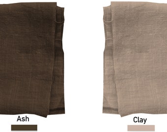 Natural Dye Linen Fabric - Etsy