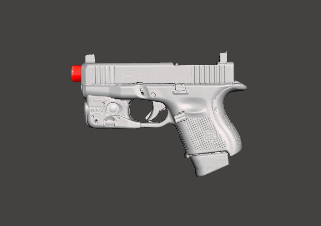 Glock 26 Gen5 Streamlight TLR6 3D STL Training Split Mold No ...
