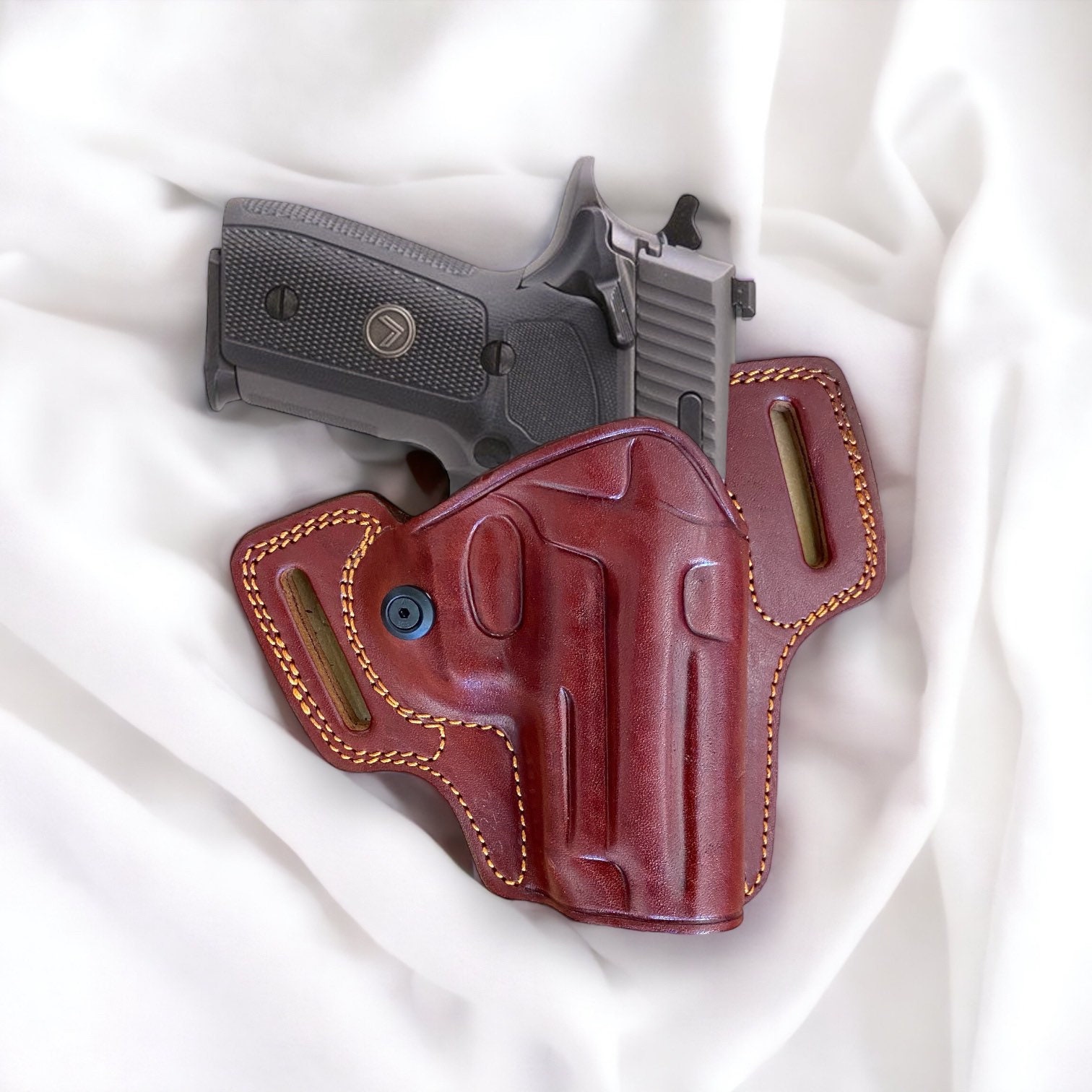 Sig Sauer P229 Owb Combat Master Custom Leather Holster Choose Color - Etsy