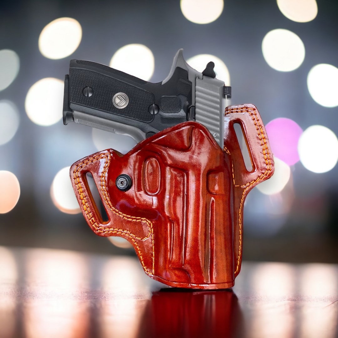 Sig Sauer P229 Owb Combat Master Custom Leather Holster Choose Color - Etsy