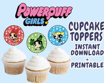 Power Puff Cake Topper - Etsy