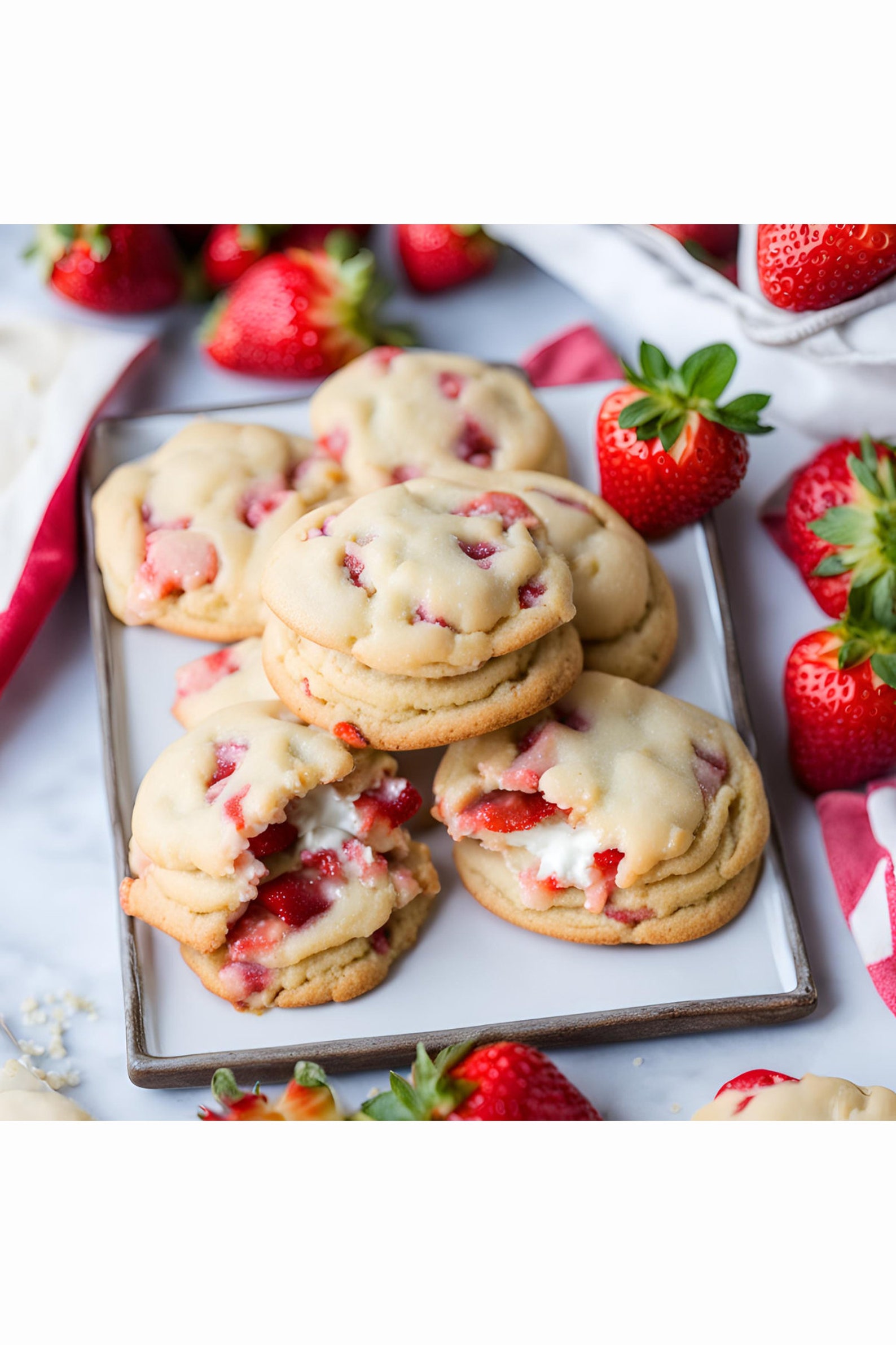 Strawberry Shortcake Stuffed Cookies Recipe - Etsy