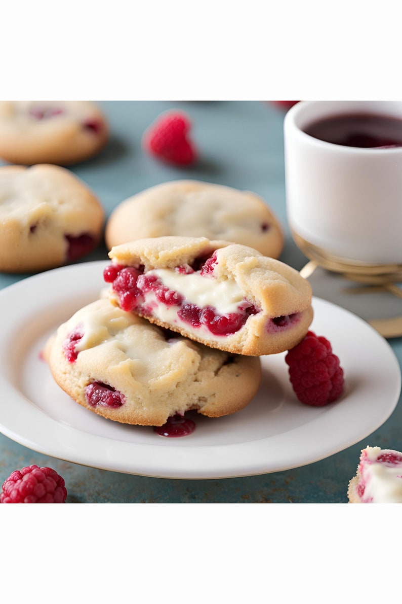 Raspberry Cheesecake-stuffed Cookies Recipe - Etsy