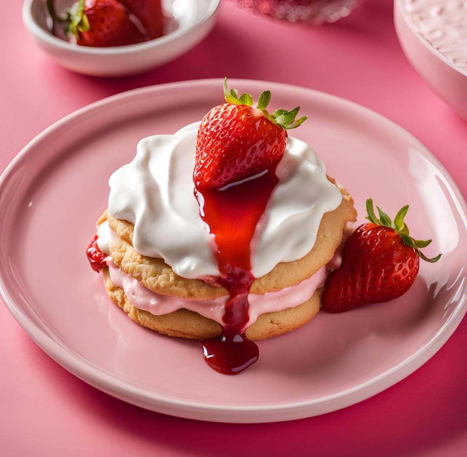 Crumbl-inspired Strawberry Shortcake Cookies Recipe | Digital Download ...