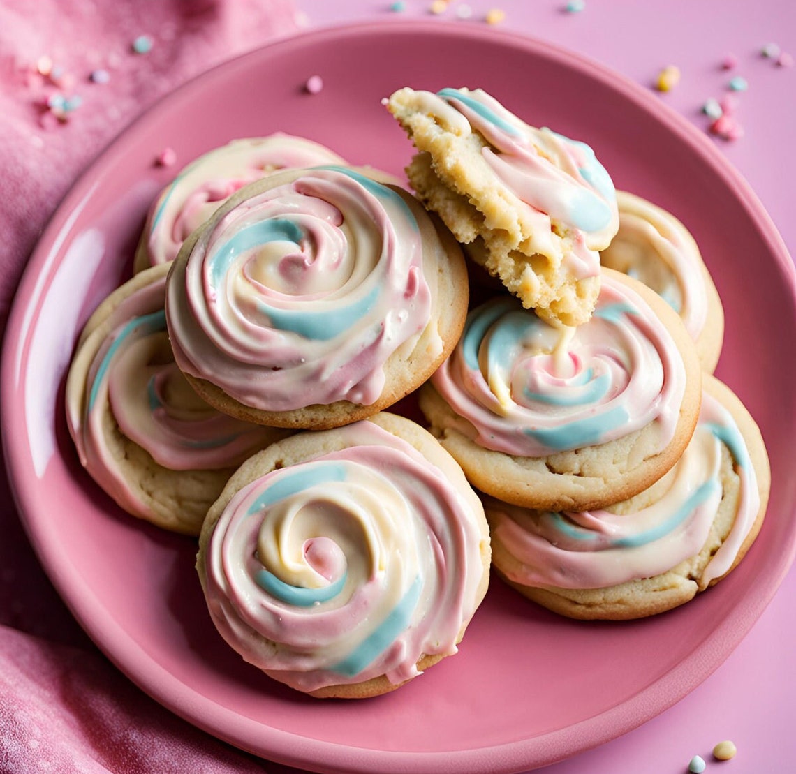 Crumbl Inspired Cake Batter Cookie Recipe - Etsy