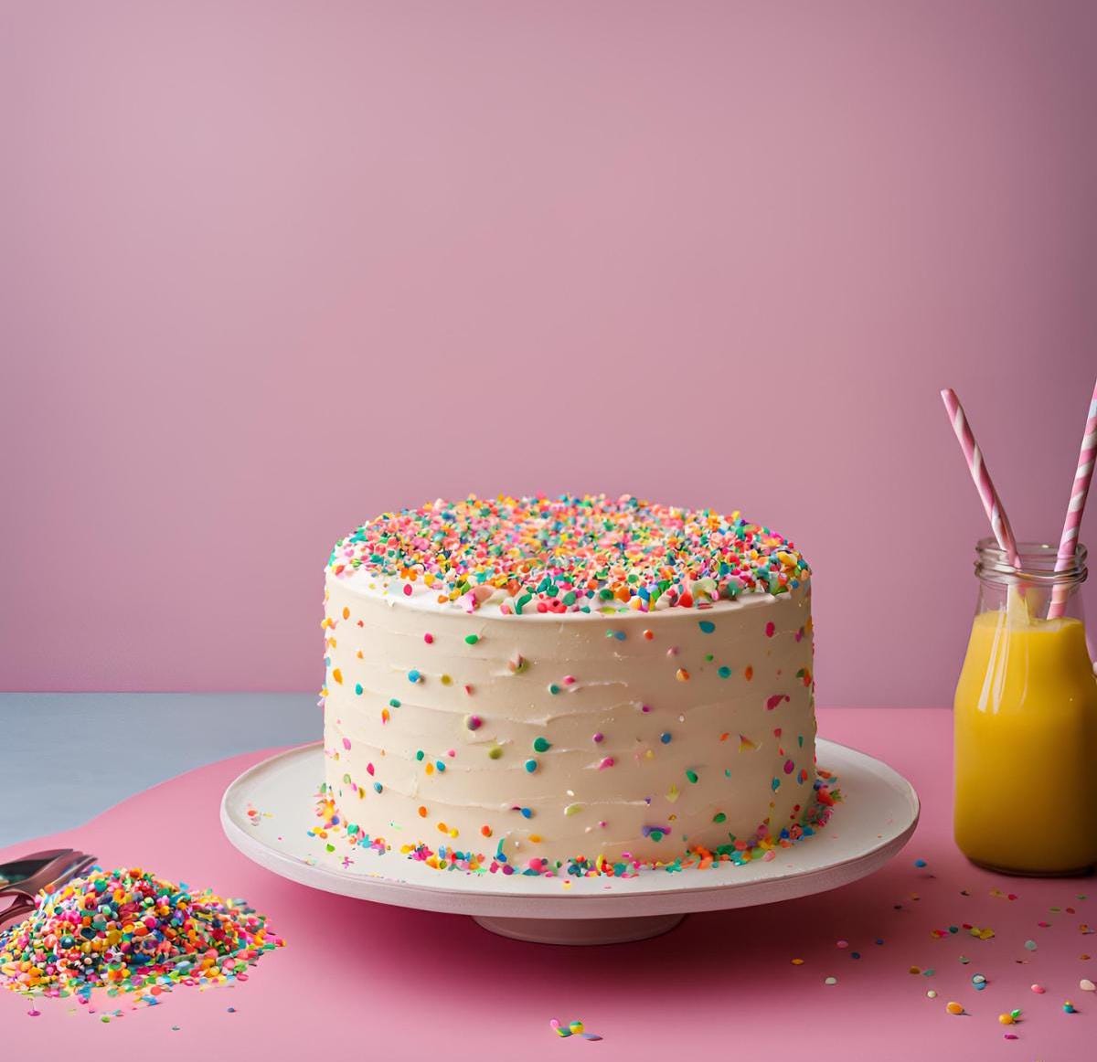 Crumbl-inspired Confetti Cake Recipe | Easy Two-tier Cake Batter ...