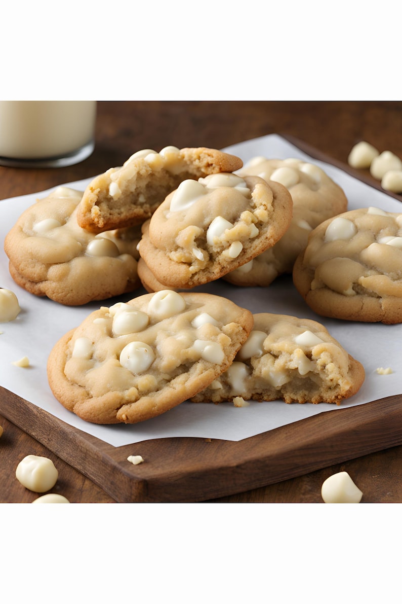 White Chocolate Macadamia Nut-stuffed Cookies Recipe - Etsy