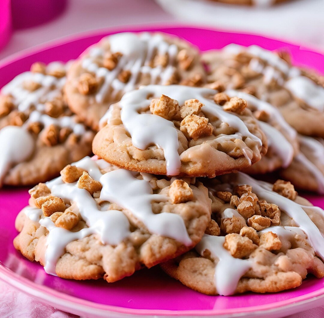 Cinnamon Crunch Cookies | Crumbl Inspired - Etsy