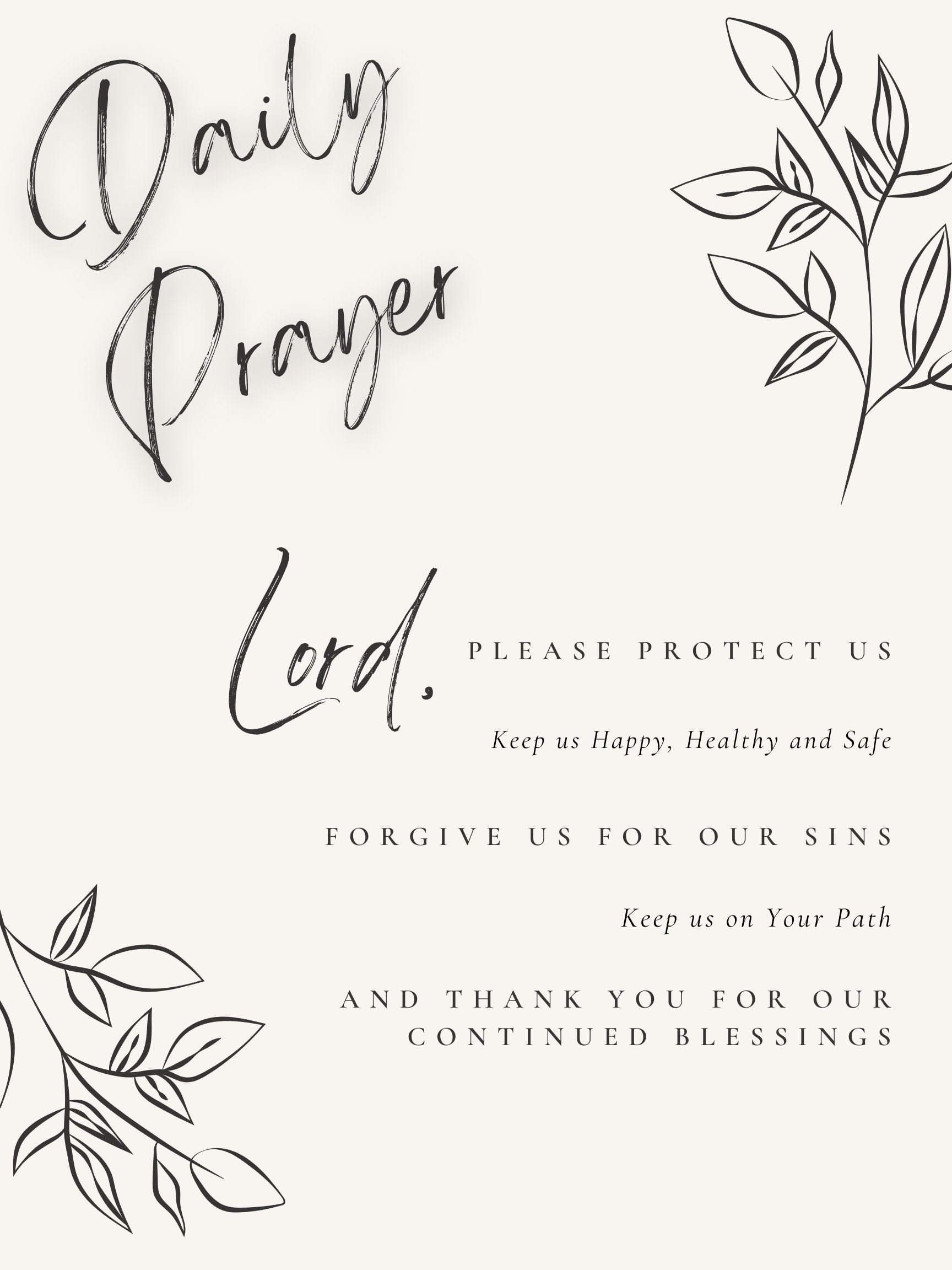 Daily Prayer Reminder - Etsy