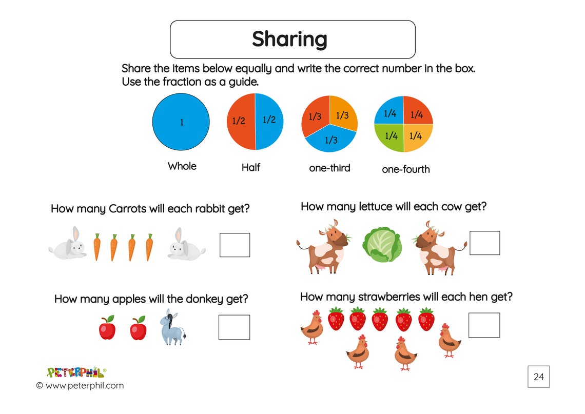 Maths Workbook Printable Activities: Learn to Count, Add, Subtract ...