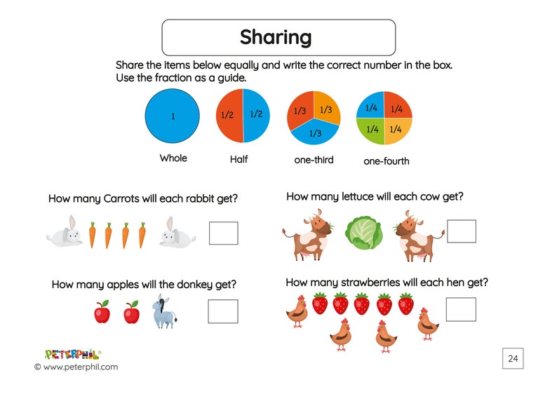 Maths Workbook Printable Activities: Learn to Count, Add, Subtract ...