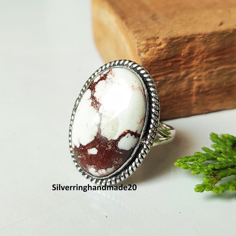 Jasper Ring - Etsy