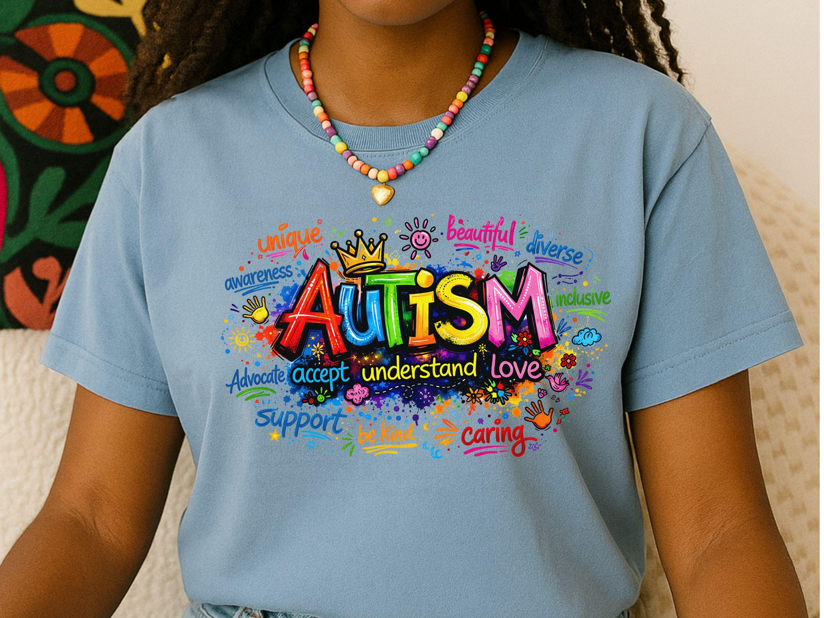 Autism PNG Accept Understand Love, Graffiti Neurodiversity Design ...