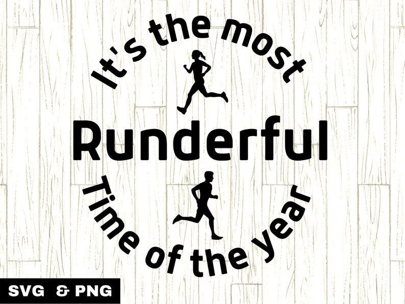 It's the Most Runderful Time SVG and PNG Christmas - Etsy