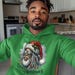 Black Santa PNG, African American Christmas Png, Dreadlocks Png, Black ...