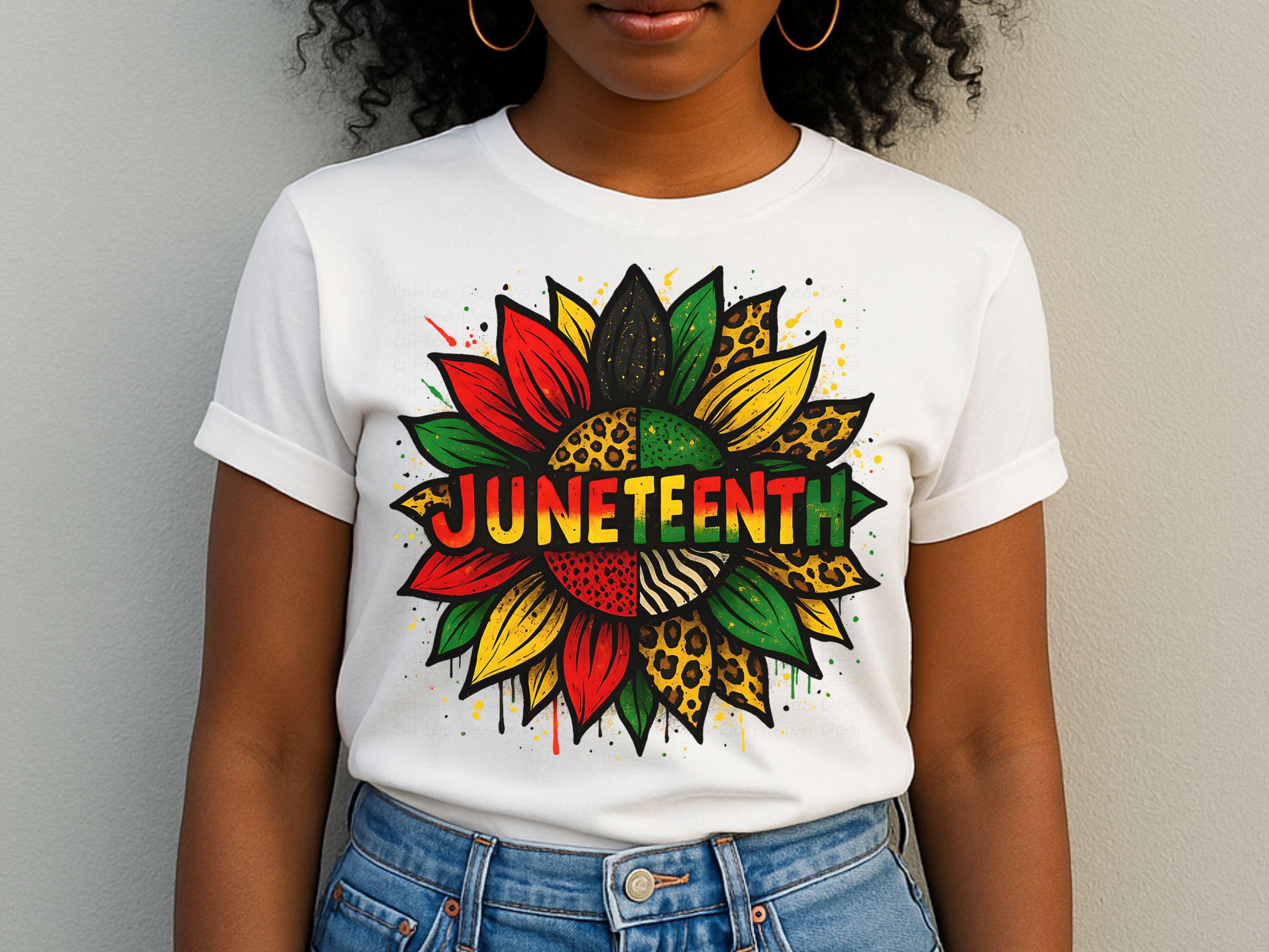 Juneteenth Sunflower PNG, Juneteenth Png, 1865 Png, Black History PNG ...